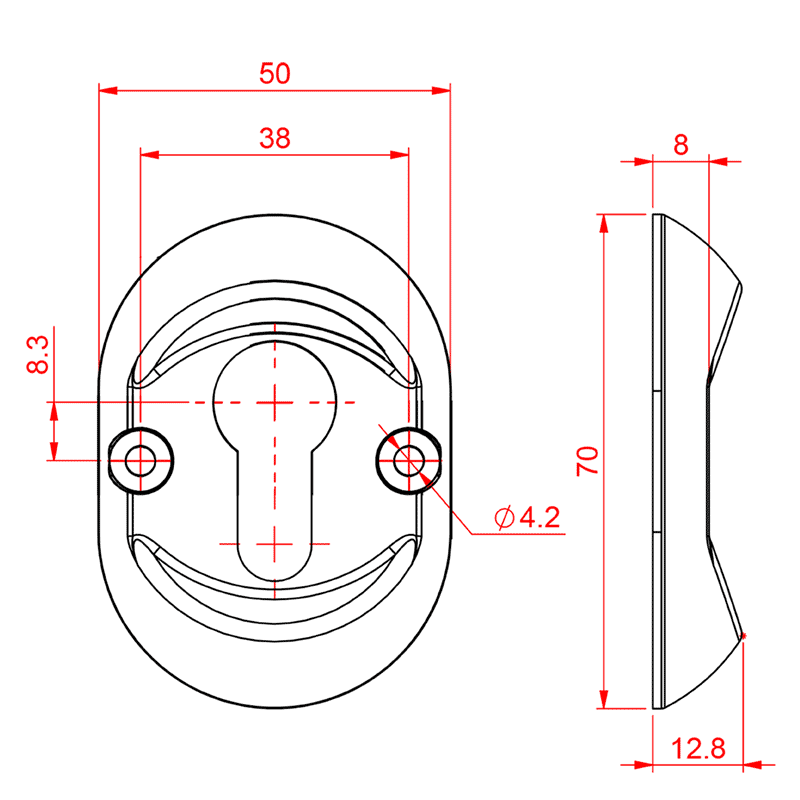 Ultion Sweet Escutcheon - Ultion Lock